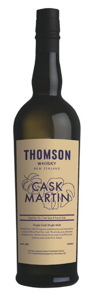 Thomsons Whisky 'Cask Martin' Whisky 700mL – Liquor Mart